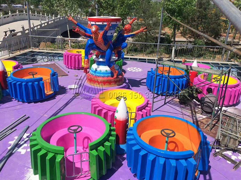 Spider Man Spinning Ride | Amusement park equipment supplier - Jinshan