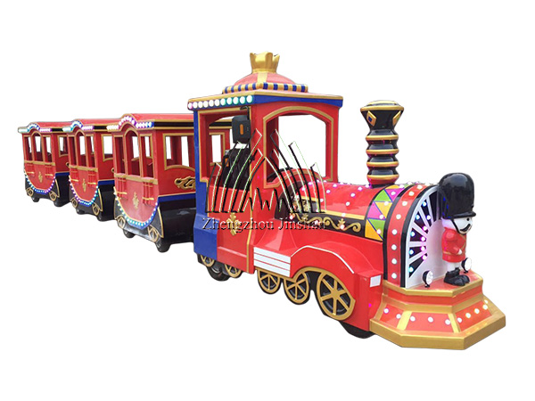 Shopping mall trackless train | Amusement park equipment supplier - Jinshan